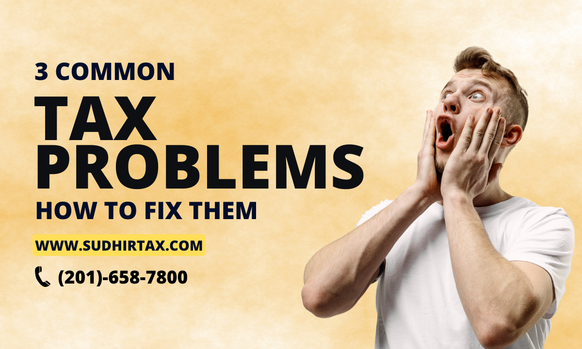 3 Common Tax Problems and How to Fix Them | Sudhir Tax